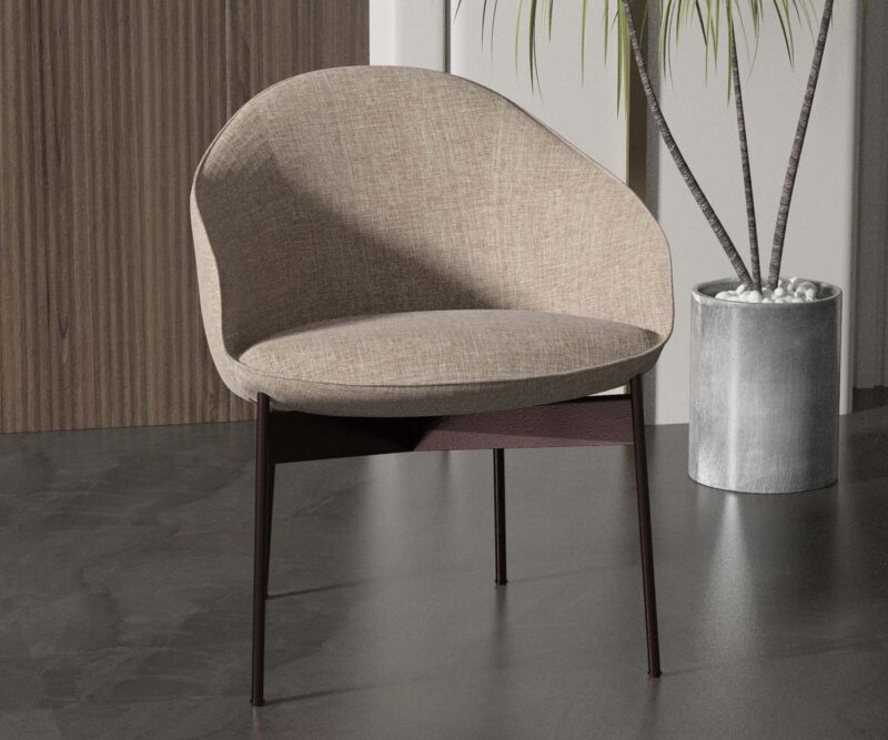 Marina Mini Armchair Metal Legs | Health & Aged Care Furniture | FHG
